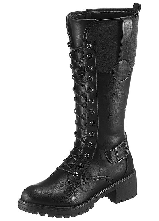 City Walk Lace-Up Boots | Kaleidoscope