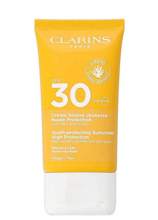 Clarins SPF30 Youth-Protecting Sunscreen 50ml | Kaleidoscope