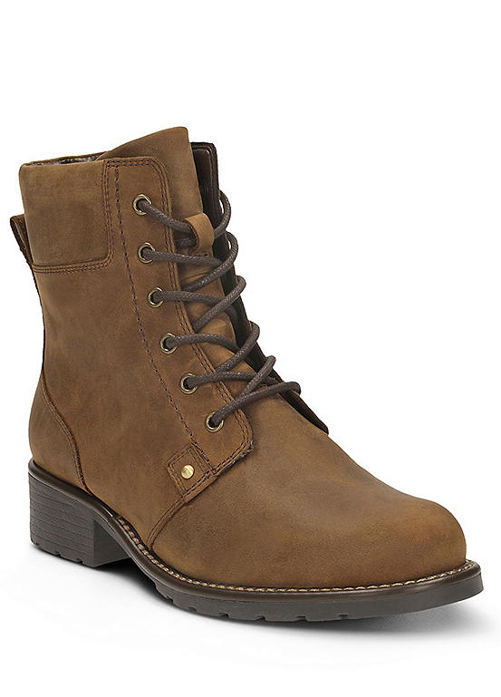 Clarks Brown Snuff Orinoco Spice Ankle Boots | Kaleidoscope