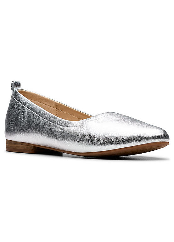 Clarks Silver Fawna Soft Pumps | Kaleidoscope