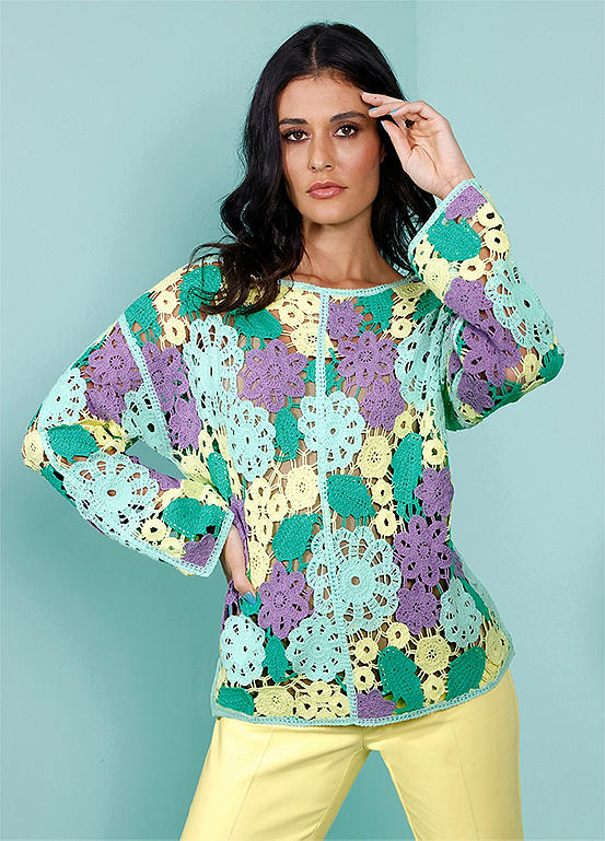 Creation L Boat Neck Sweater | Kaleidoscope