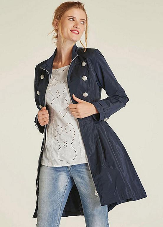 Creation L Longline Flared Military Jacket | Kaleidoscope