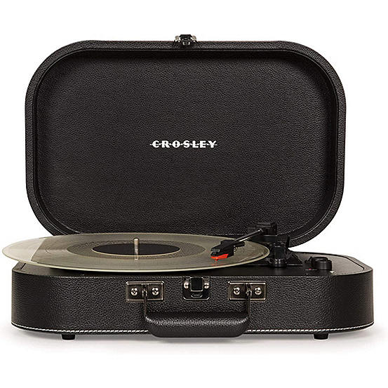 Crosley Discovery Portable Turntable - Black | Kaleidoscope