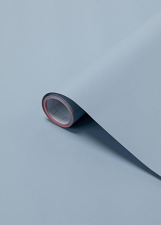 d-c-fix Matt Heritage Blue Self-Adhesive Sticky Back Plastic Vinyl Wrap ...