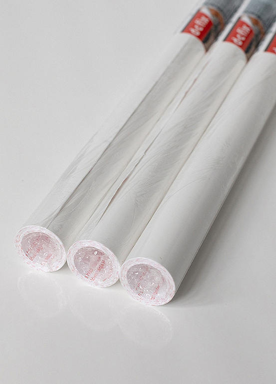 d-c-fix Pack of 3 Sticky Back Plastic Matt White Self Adhesive Vinyl ...