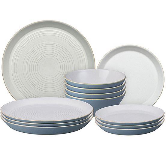 Denby Impression 12 Piece Dinner Set | Kaleidoscope