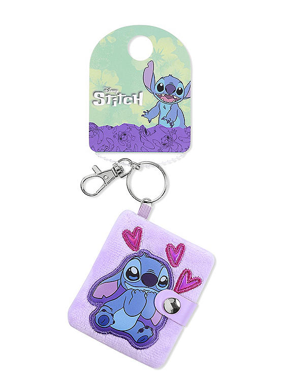 Disney Stitch Pink Heart Mini Diary Keychain | Kaleidoscope