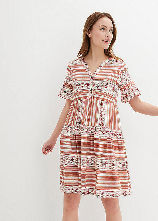 Folklore Print Dress by bonprix | Kaleidoscope