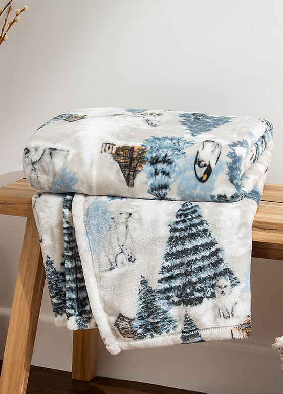 furn. Arcticus Fleece Throw | Kaleidoscope