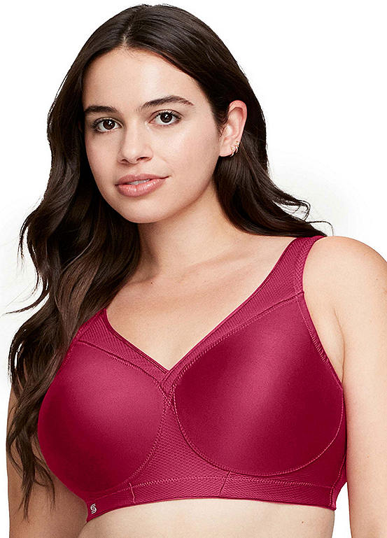 Glamorise Full Figure Plus Size Magiclift Seamless Wirefree Sports Bra