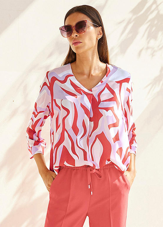 Heine Abstract Print Blouse | Kaleidoscope