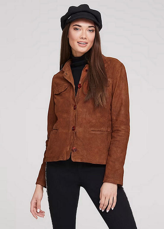 Heine Leather Jacket | Kaleidoscope