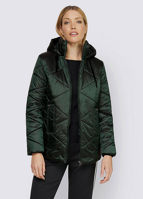 Heine Quilted Hooded Jacket | Kaleidoscope