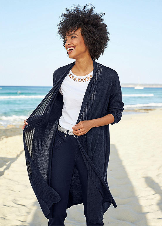 Heine Shawl Collar Cardigan | Kaleidoscope