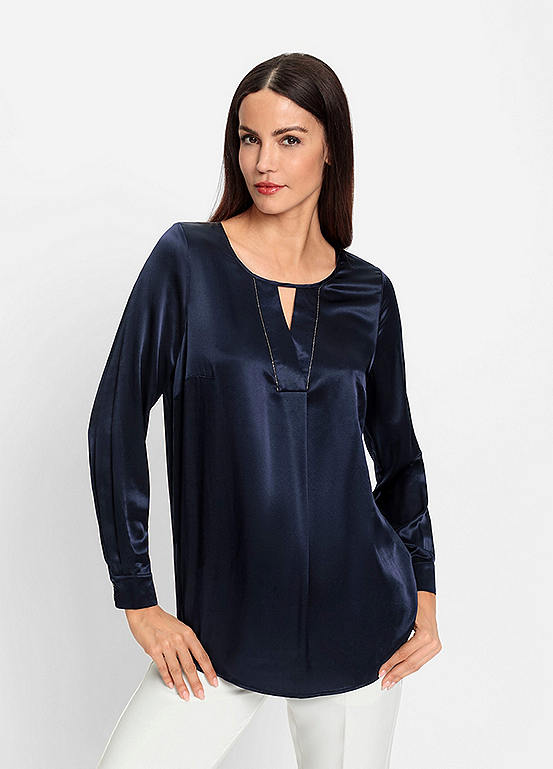 Heine Silk Rich Blouse | Kaleidoscope