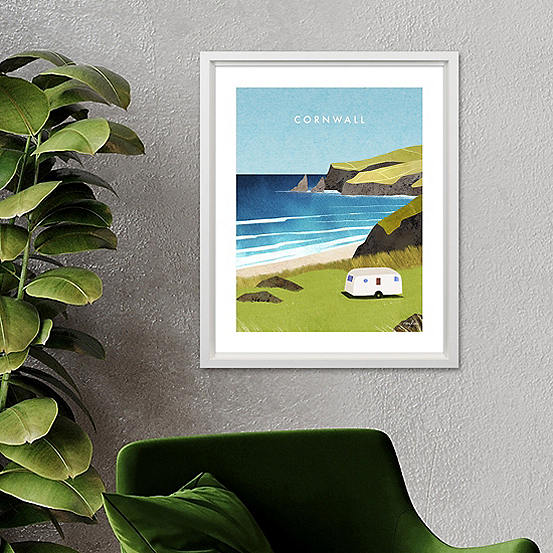 Henry Rivers Cornwall Framed Art | Kaleidoscope