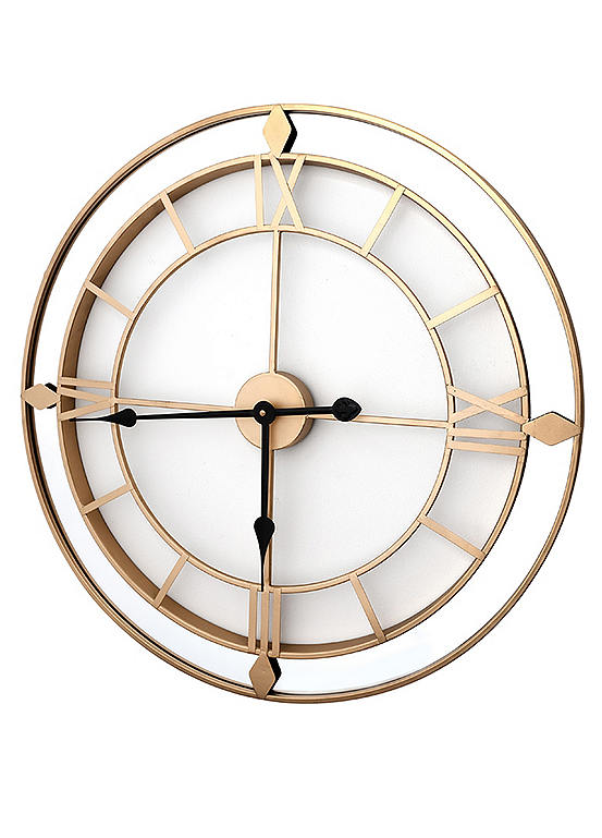 Hometime Skeleton Wall Clock Mirror | Kaleidoscope