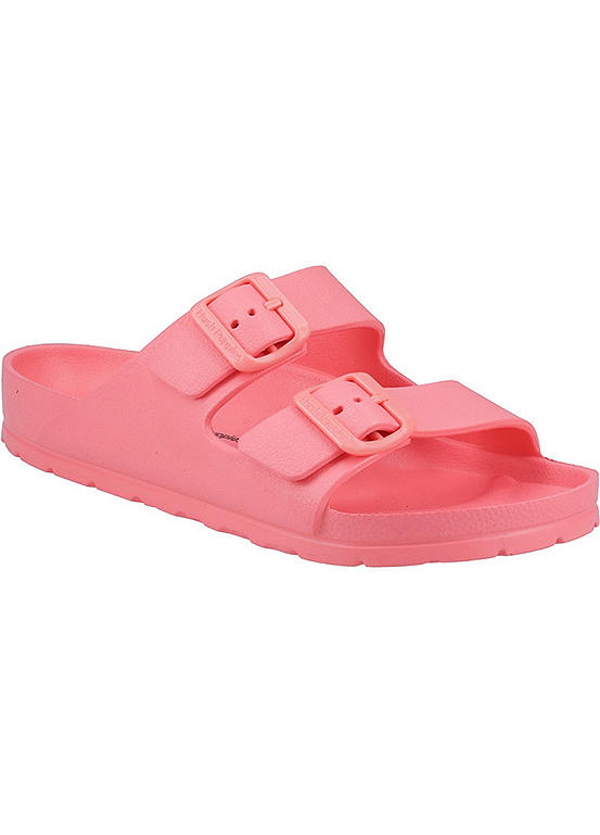 Hush Puppies Red Lorna Mule Sandals | Kaleidoscope