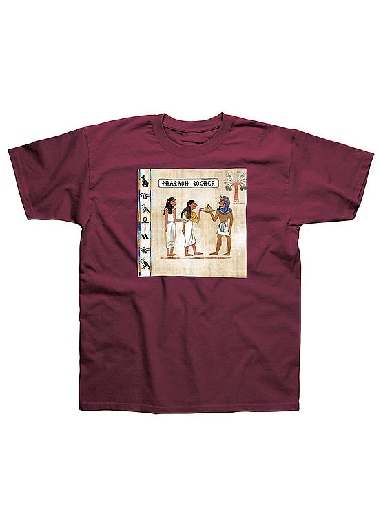 Hysterical Heritage ’Pharaoh Rocher’ Funny Men’s T-Shirt | Kaleidoscope