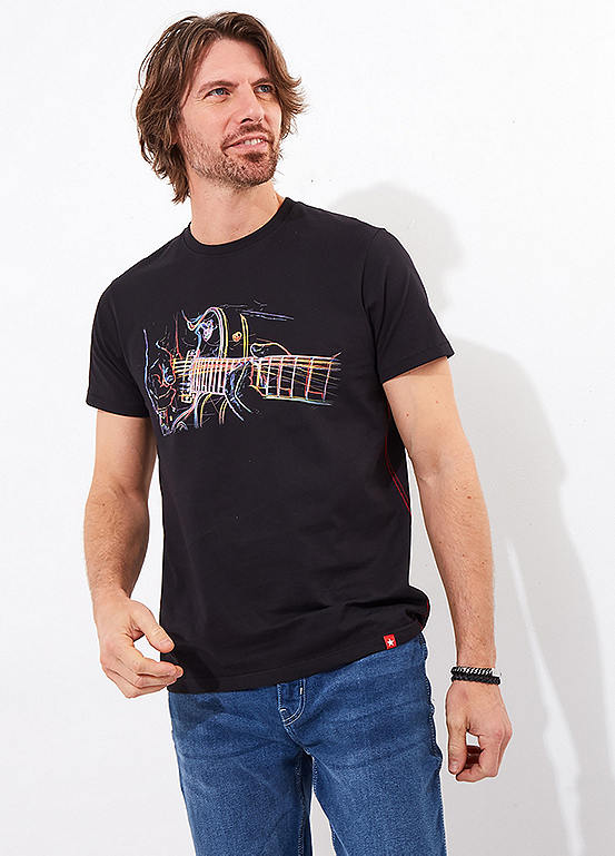 Joe Browns Bright Sketchy Graphic T-Shirt | Kaleidoscope