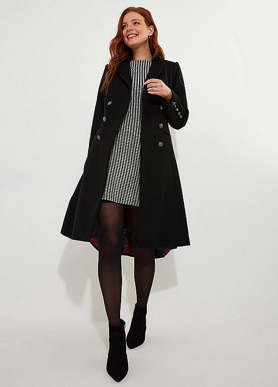 Joe Browns Double Breasted Long Smart Coat | Kaleidoscope