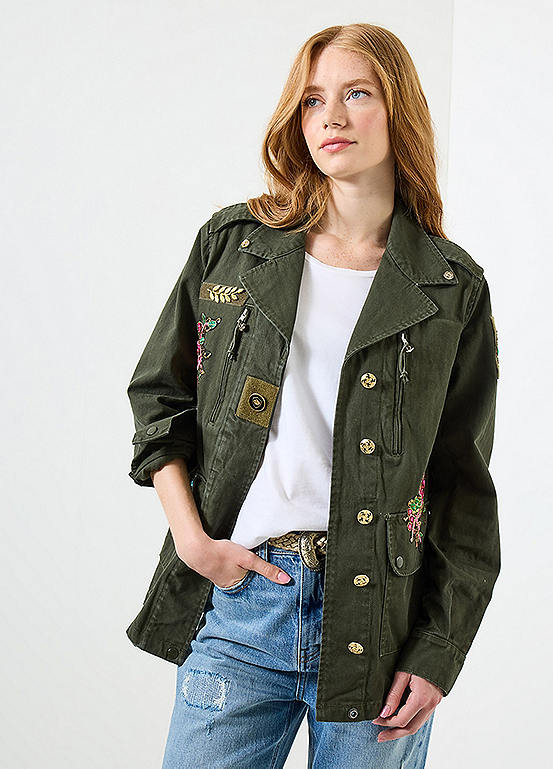 Joe Browns Embellished Utility Jacket | Kaleidoscope