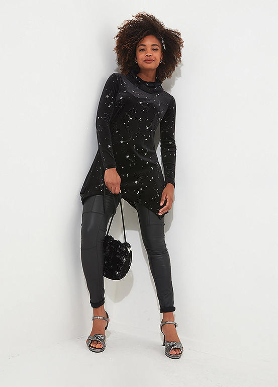 Joe Browns Starry Night Velour Tunic | Kaleidoscope