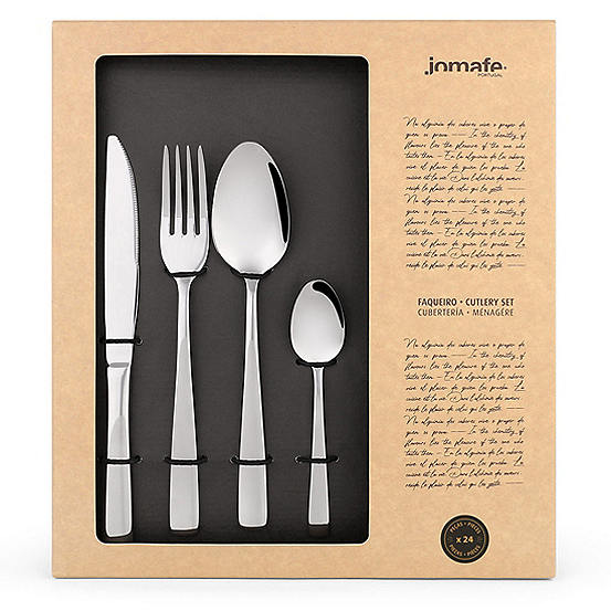 Jomafe Milan 24 Piece Stainless Steel Cutlery Set | Kaleidoscope