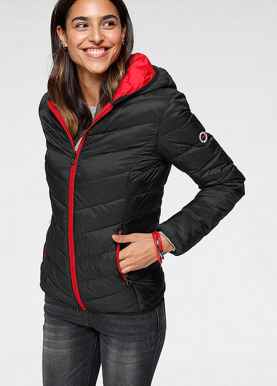 KangaROOS KangaROOS Contrast Quilted Jacket | Kaleidoscope