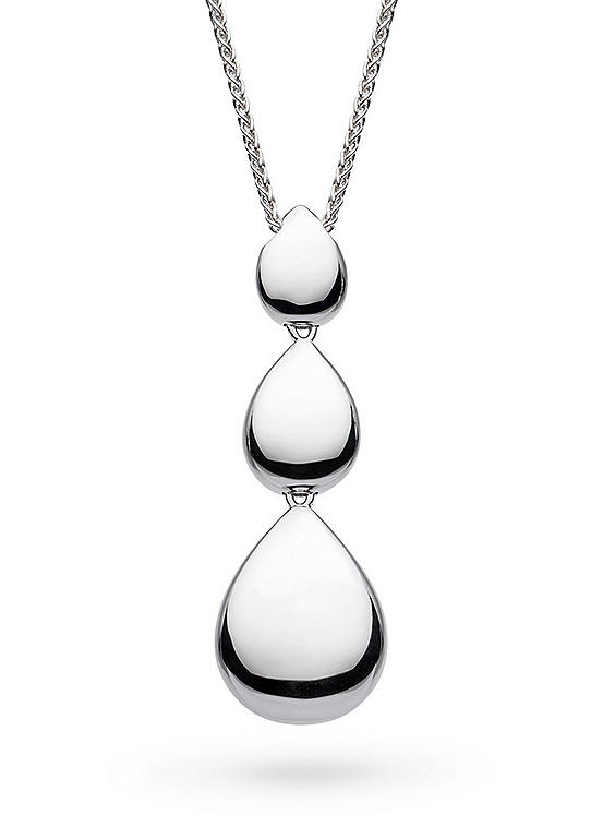 Kit Heath Sterling Silver Coast Pebble Smooth Triple Grande Slider ...