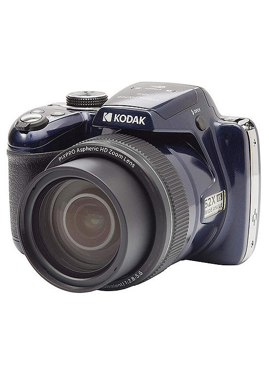 Kodak AZ528 PIXPRO 16MP 52x Zoom Bridge Digital Camera - Midnight Blue ...