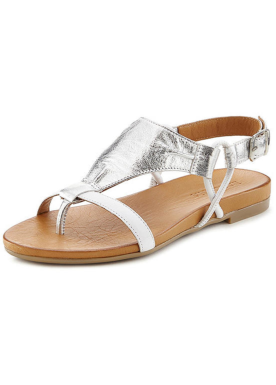 LASCANA Strappy Summer Metallic Sandals | Kaleidoscope