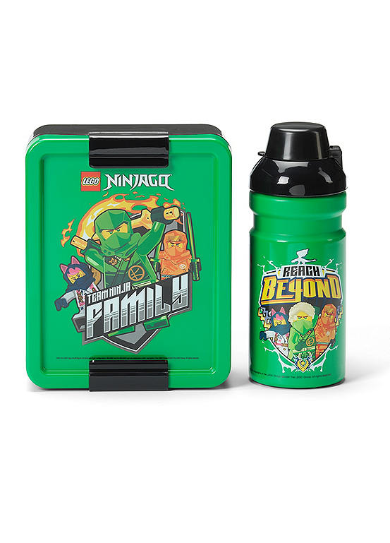 LEGO 2 Piece Lunch Set Ninjago Green | Kaleidoscope