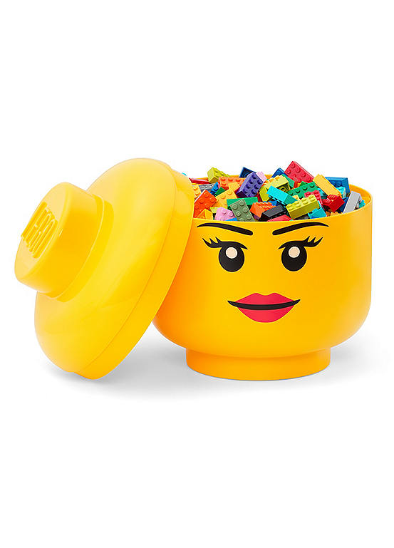 LEGO Large Girl Storage Head | Kaleidoscope