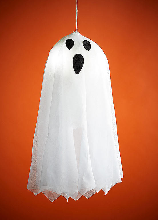 Lights4Fun Lights 4 Fun Halloween Hanging LED Ghost Decoration ...