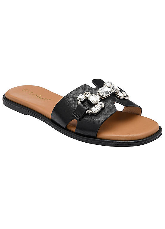 Lotus Agueda Flat Mule Sandals | Kaleidoscope