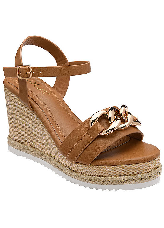 Lotus Bermuda Wedge Sandals | Kaleidoscope
