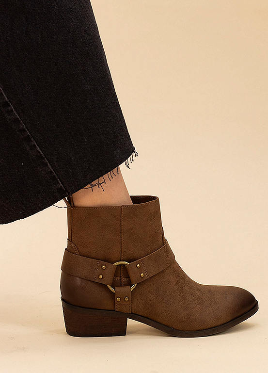 Lunar Dixie Brown Boots | Kaleidoscope