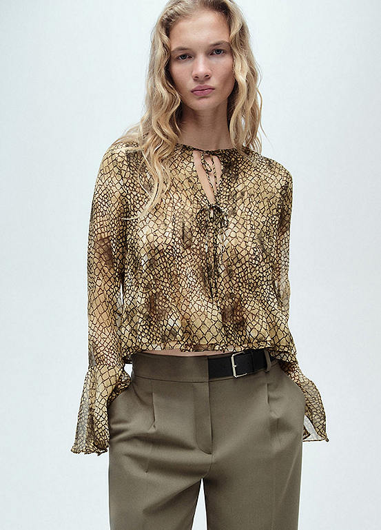 Mango Blouse Dove | Kaleidoscope