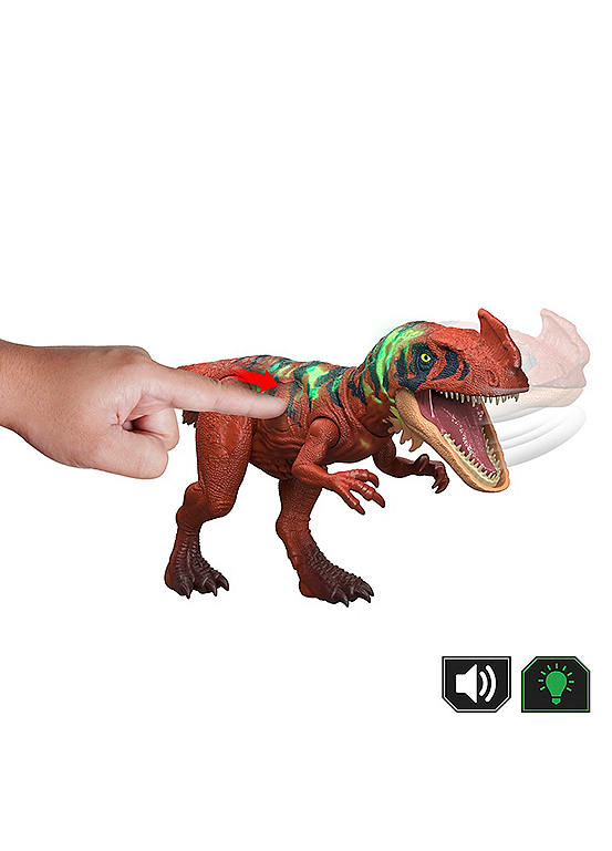 Mattel Jurassic World Wild Roar - Afrovenator Dinosaur Toy | Kaleidoscope
