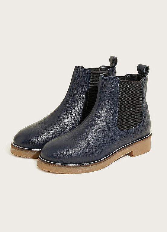 Monsoon Chiswick Leather Chelsea Boots | Kaleidoscope