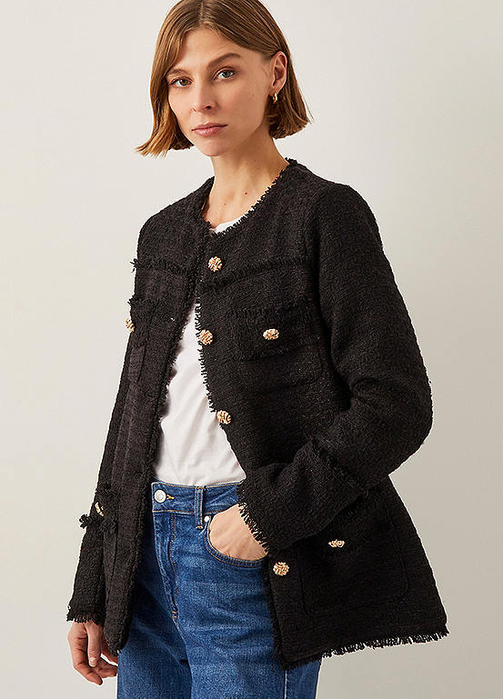 Monsoon Harriet Tweed Jacket | Kaleidoscope