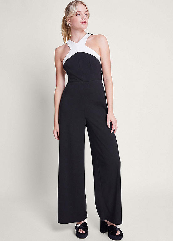 Monsoon Mandy Monochrome Jumpsuit | Kaleidoscope