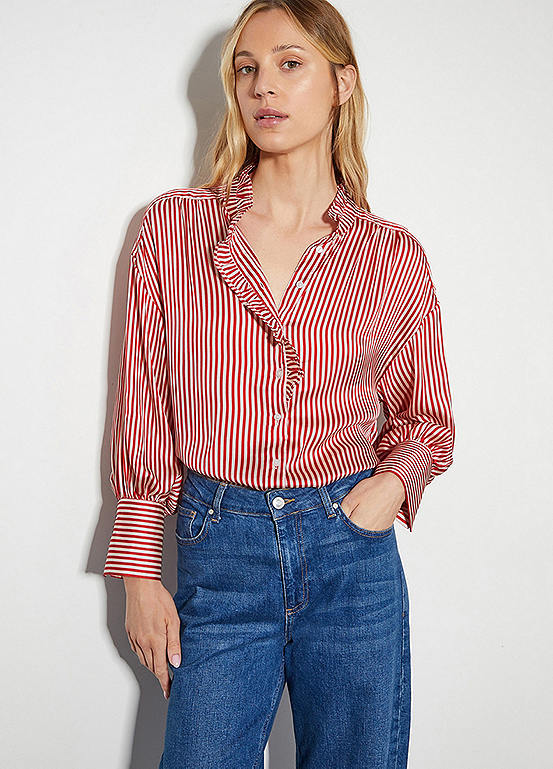 Monsoon Nancy Stripe Blouse | Kaleidoscope