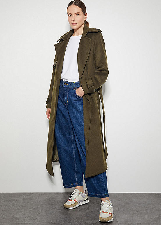 Monsoon Ollie Belted Trench Coat | Kaleidoscope