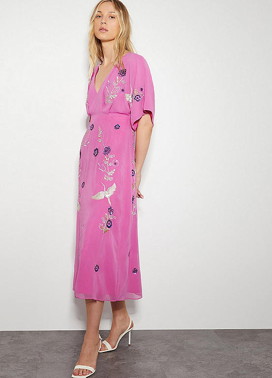 Monsoon Rose Kimono Dress | Kaleidoscope