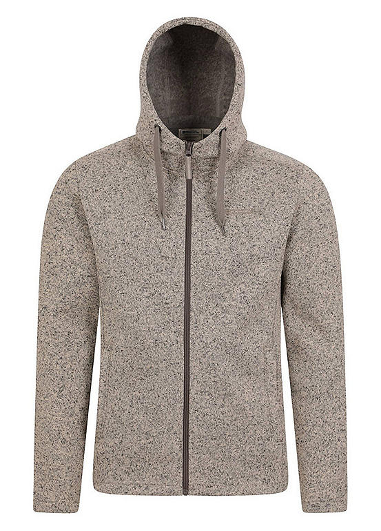 Mountain Warehouse Mens Nevis Fleece Full Zip Hoodie | Kaleidoscope