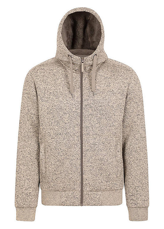 Mountain Warehouse Mens Nevis II Faux Fur Hoodie | Kaleidoscope