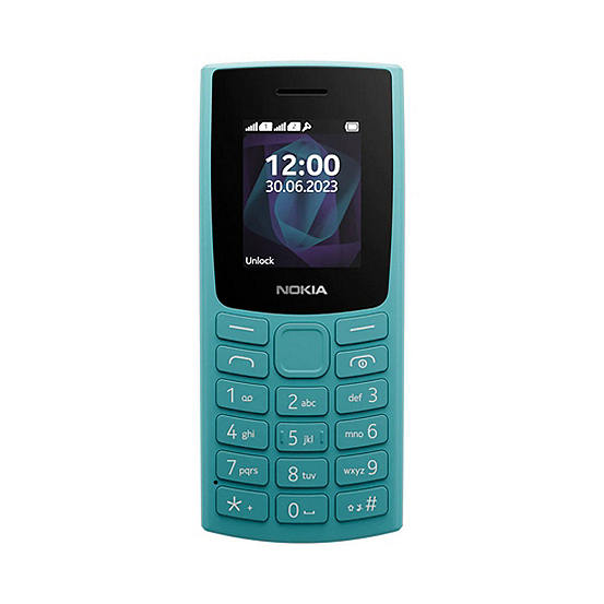 Nokia 105 2G Duel SIM Mobile Phone - Cyan | Kaleidoscope