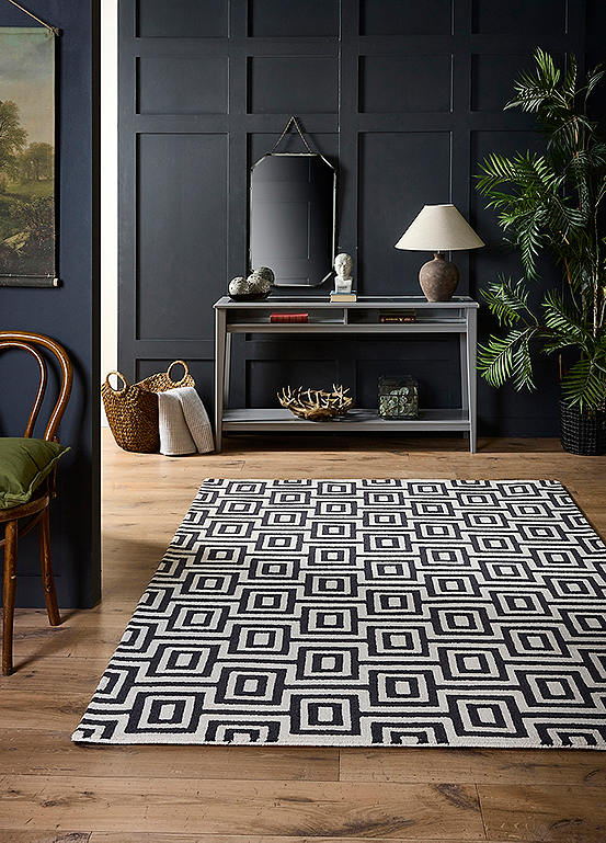 Origin Labyrinth Wool Rug | Kaleidoscope